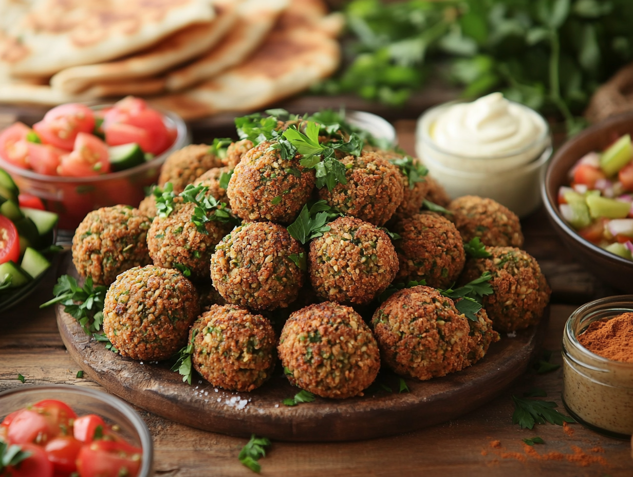 Crispy Herbed Falafel: A Homemade Middle Eastern Delight